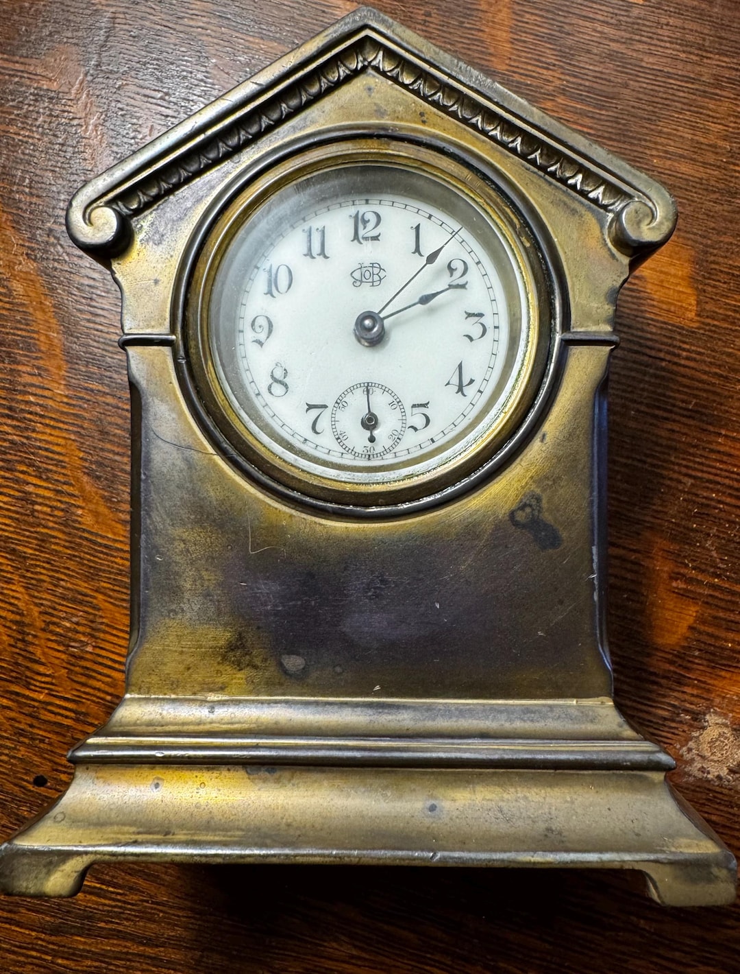 Antique Jennings Brothers Clock Gilded Art Nouveau Gothic Style - Etsy
