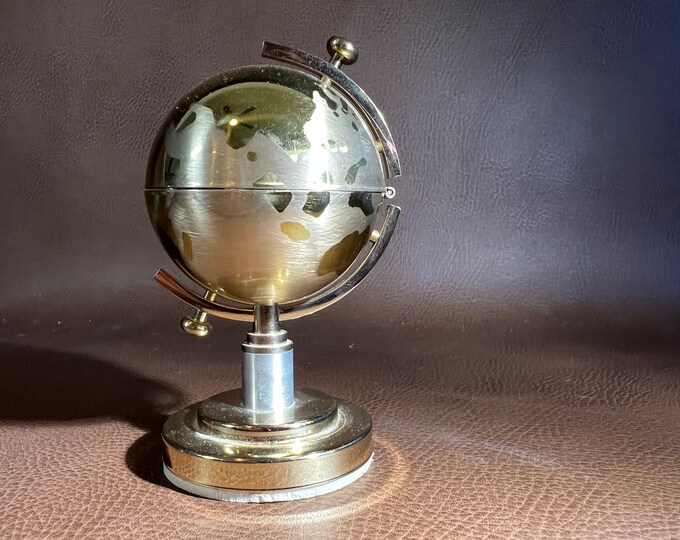 Vintage World Globe Cigarette Lighter Mid Century - Etsy