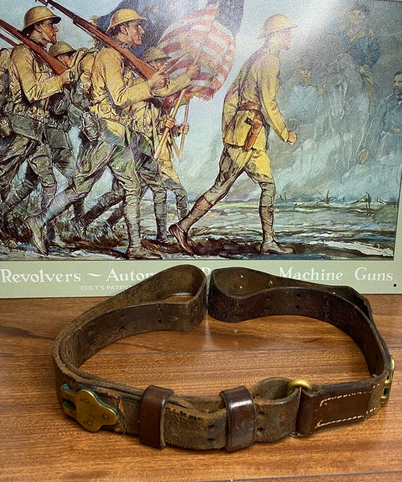 WW2 Springfield Leather Rifle Sling 1907 Army Issue M1 1903 | Etsy