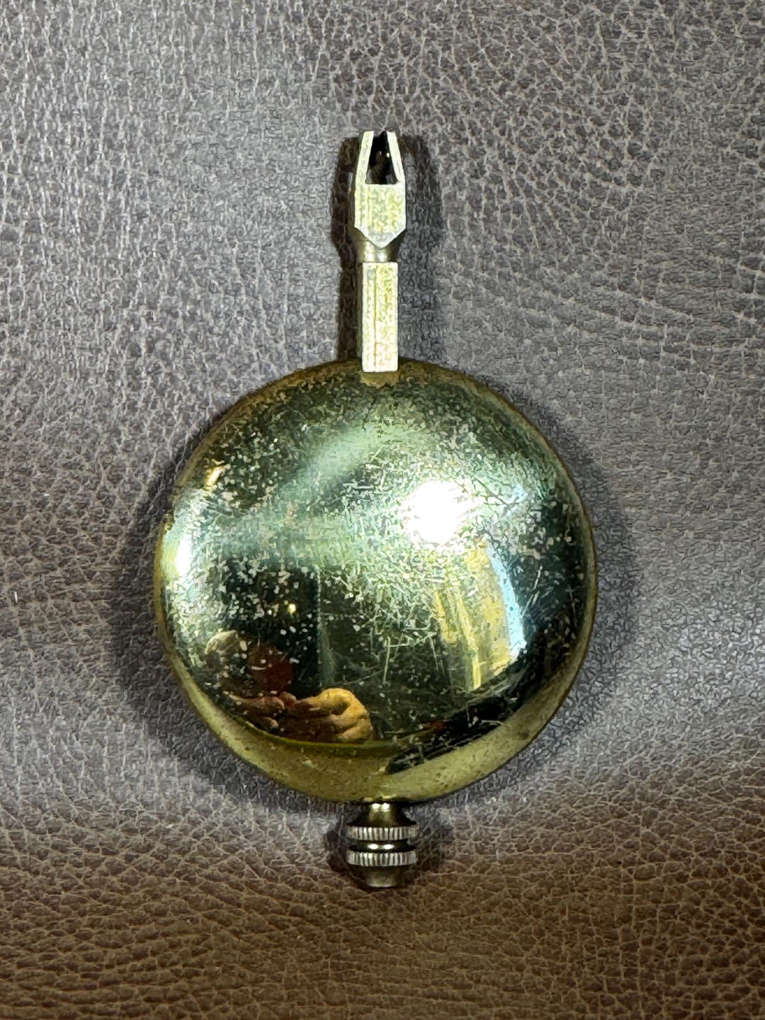 Antique Vintage Clock Pendulum Key Wind Brass Weighted Clock Part - Etsy