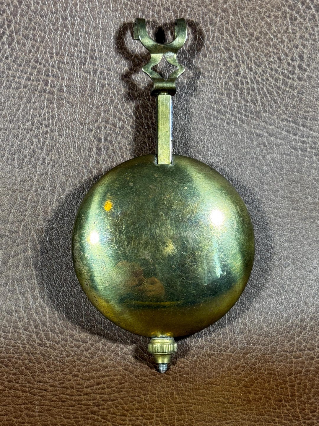 Antique Vintage Clock Pendulum Key Wind Brass Weighted Clock Part - Etsy