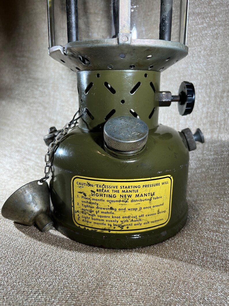 Vintage US 1952 Coleman Military Lantern Army Green - Etsy