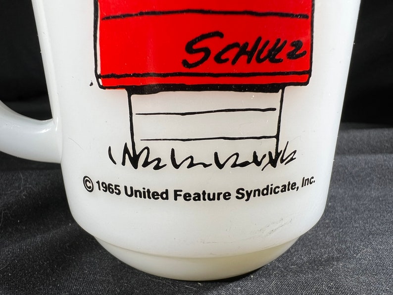 Vintage 1965 Snoopy Red Baron Coffee Mug Curse You Red Baron - Etsy