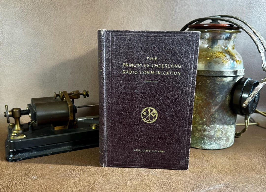 Antique Book Radio the Principles Underlying Radio Communication Signal ...