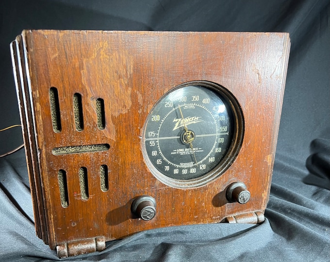 Vintage Zenith Cube Tube Radio 5F233 for Restoration Works! - Etsy