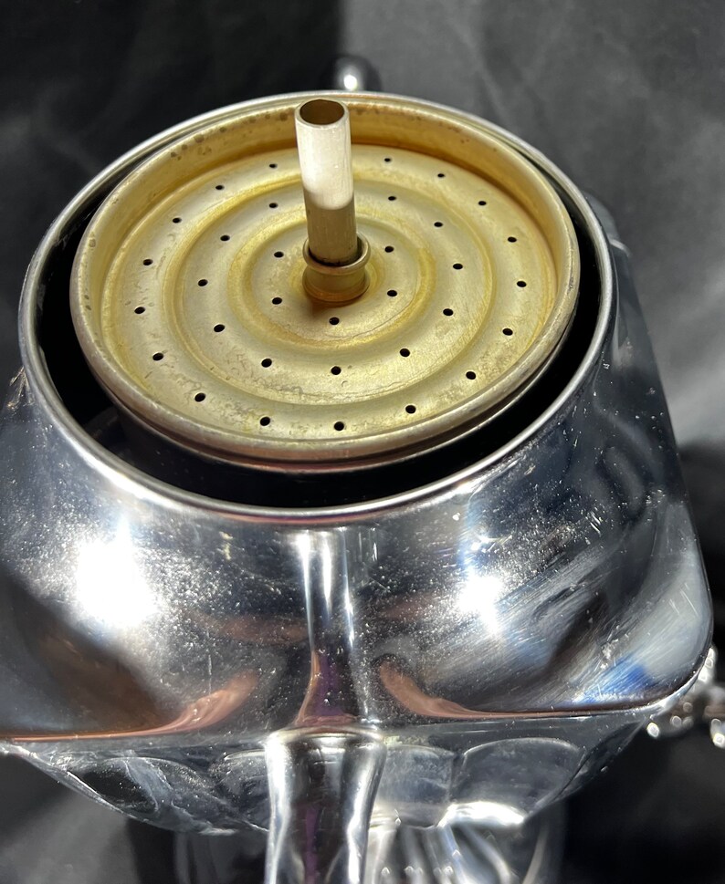 Vintage Chrome Coffee Percolator With Cream and Sugar Art Deco - Etsy