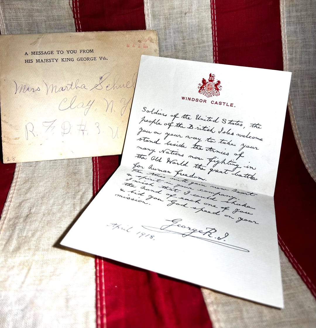 Antique Original Letter WW1 Windsor Castle King George V - Etsy