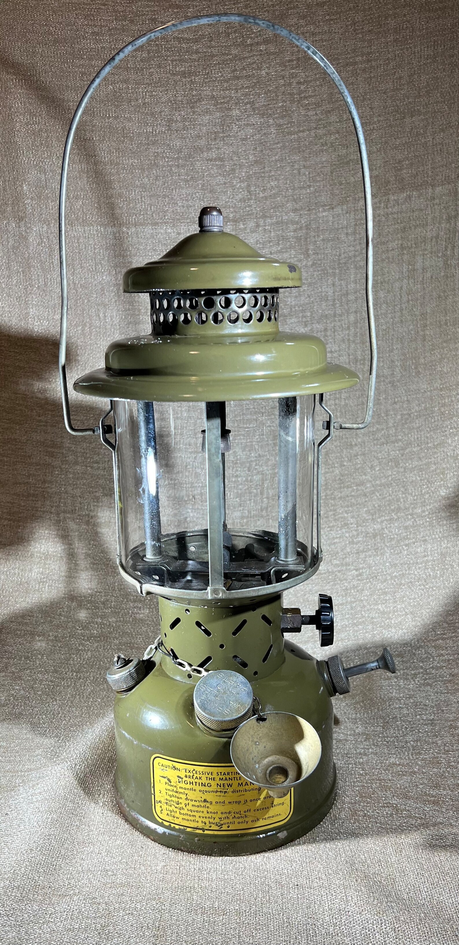 Vintage US 1952 Coleman Military Lantern Army Green - Etsy