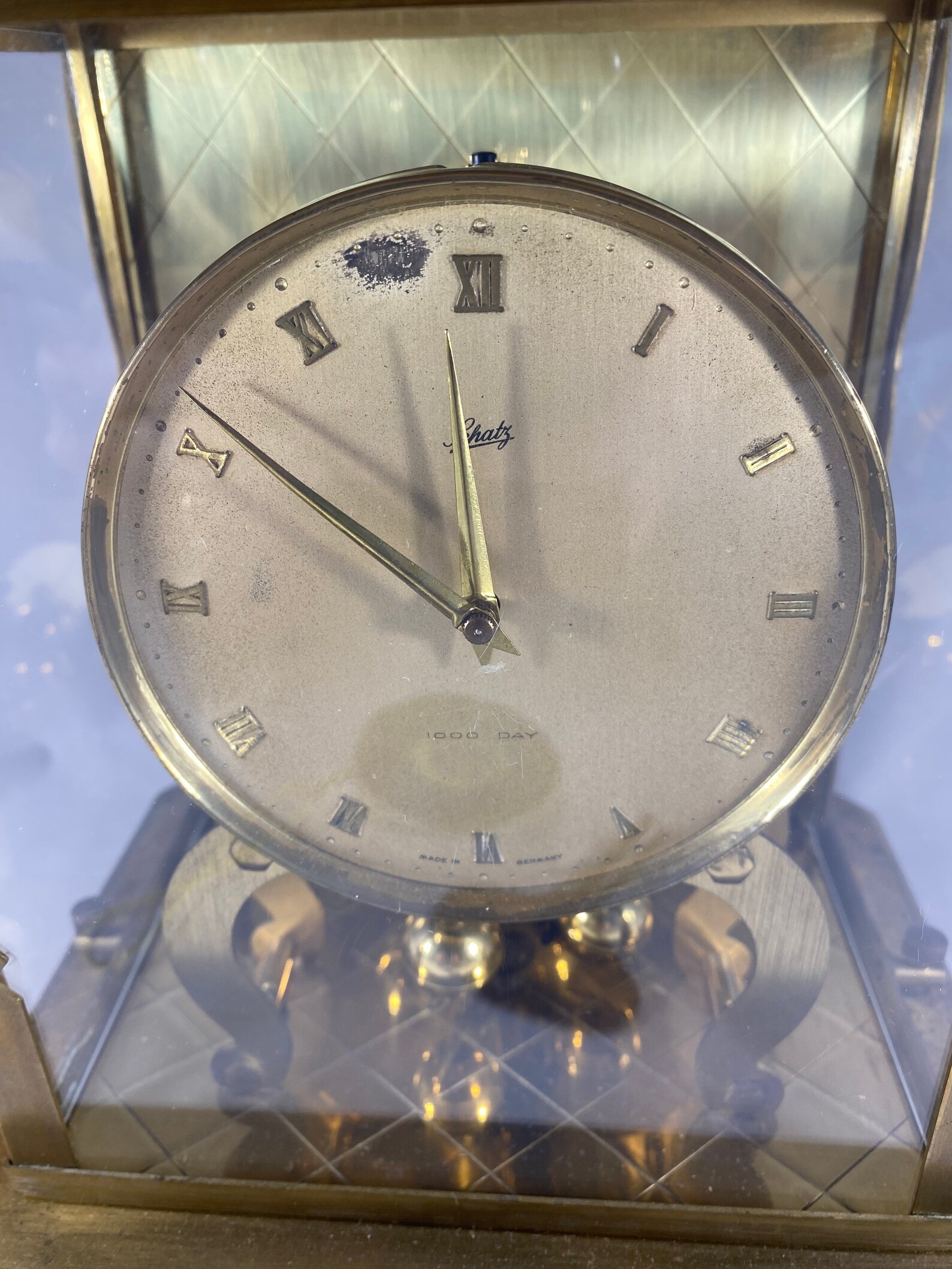 Vintage Schatz Clock Anniversary 400 Day Mid Century With Tag - Etsy