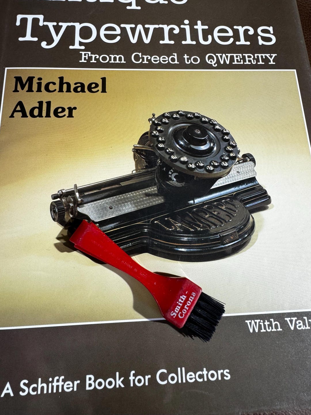 Vintage Smith Corona Red Typewriter Brush Mid Century - Etsy