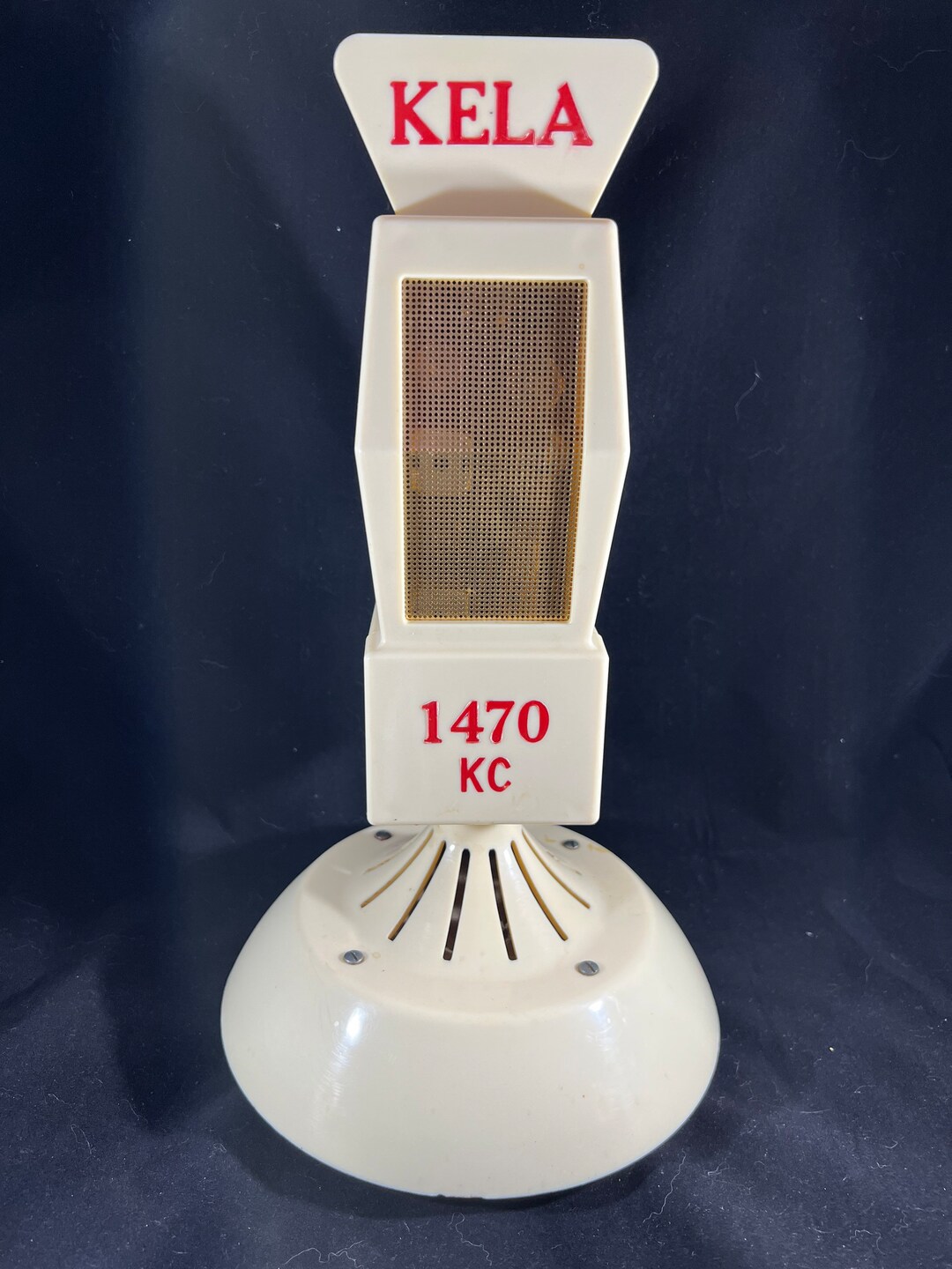 Vintage Mid Century Mike-radio Promotional Radio Station Works - Etsy