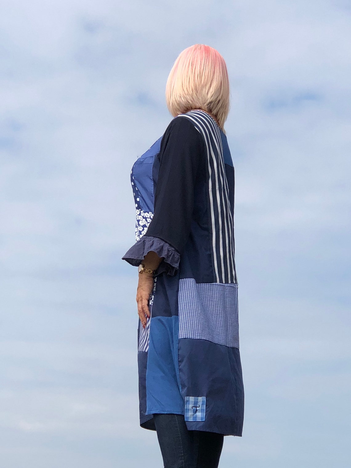 Many Patterns : Long Lagenlook Plus Size up Cycled Unique - Etsy