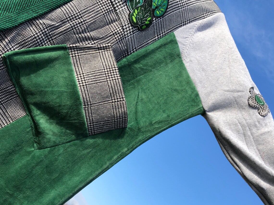 Nature Green Plus Size Pepita Pattern Dress With Pockets Grey - Etsy