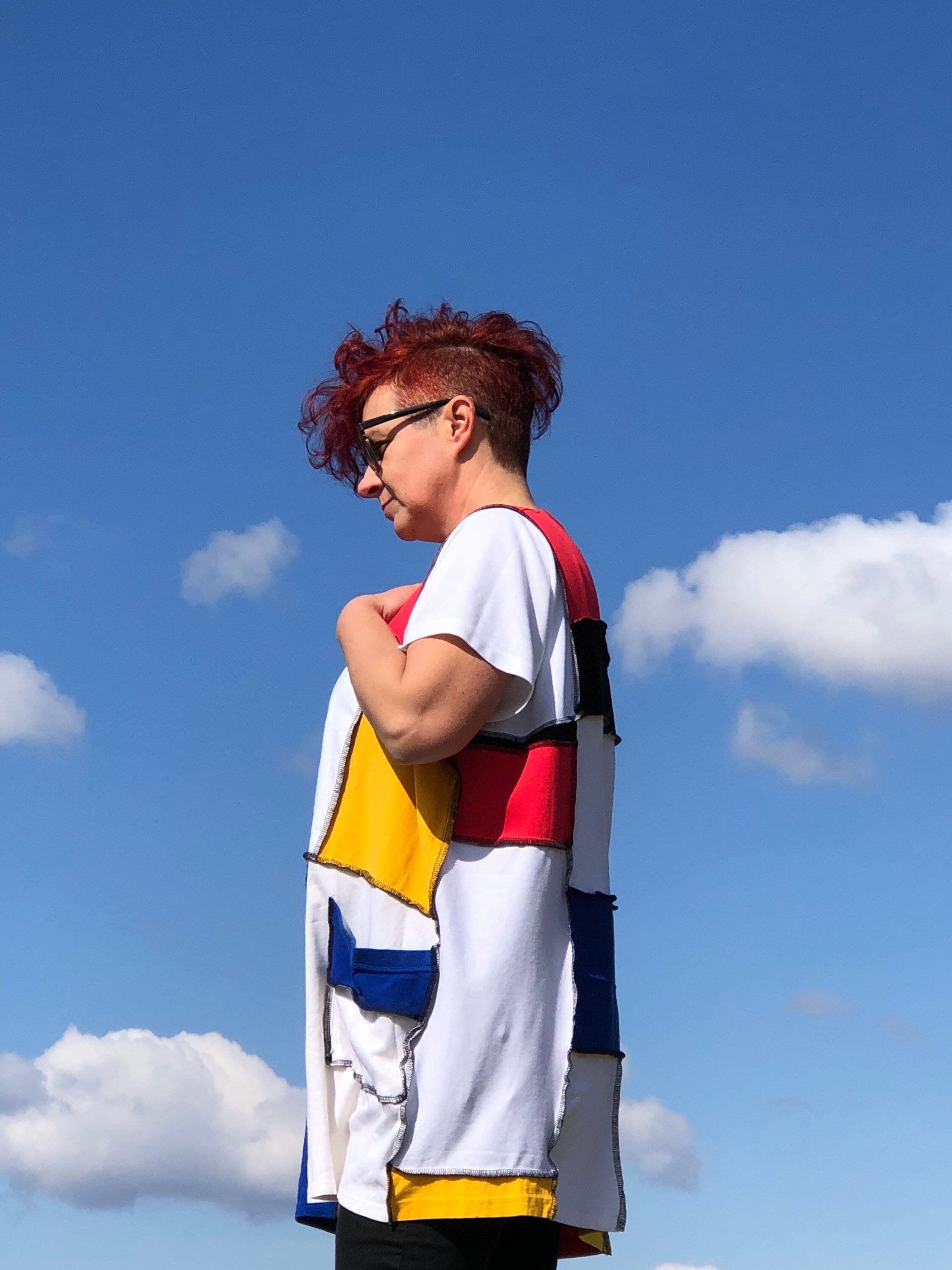 Mondrian Patchwork One Size Tunic Top Dress Unique Handmade - Etsy