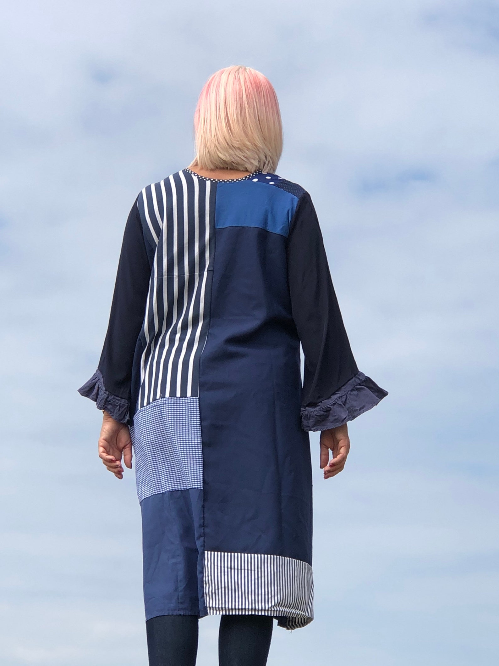 Many Patterns : Long Lagenlook Plus Size up Cycled Unique - Etsy