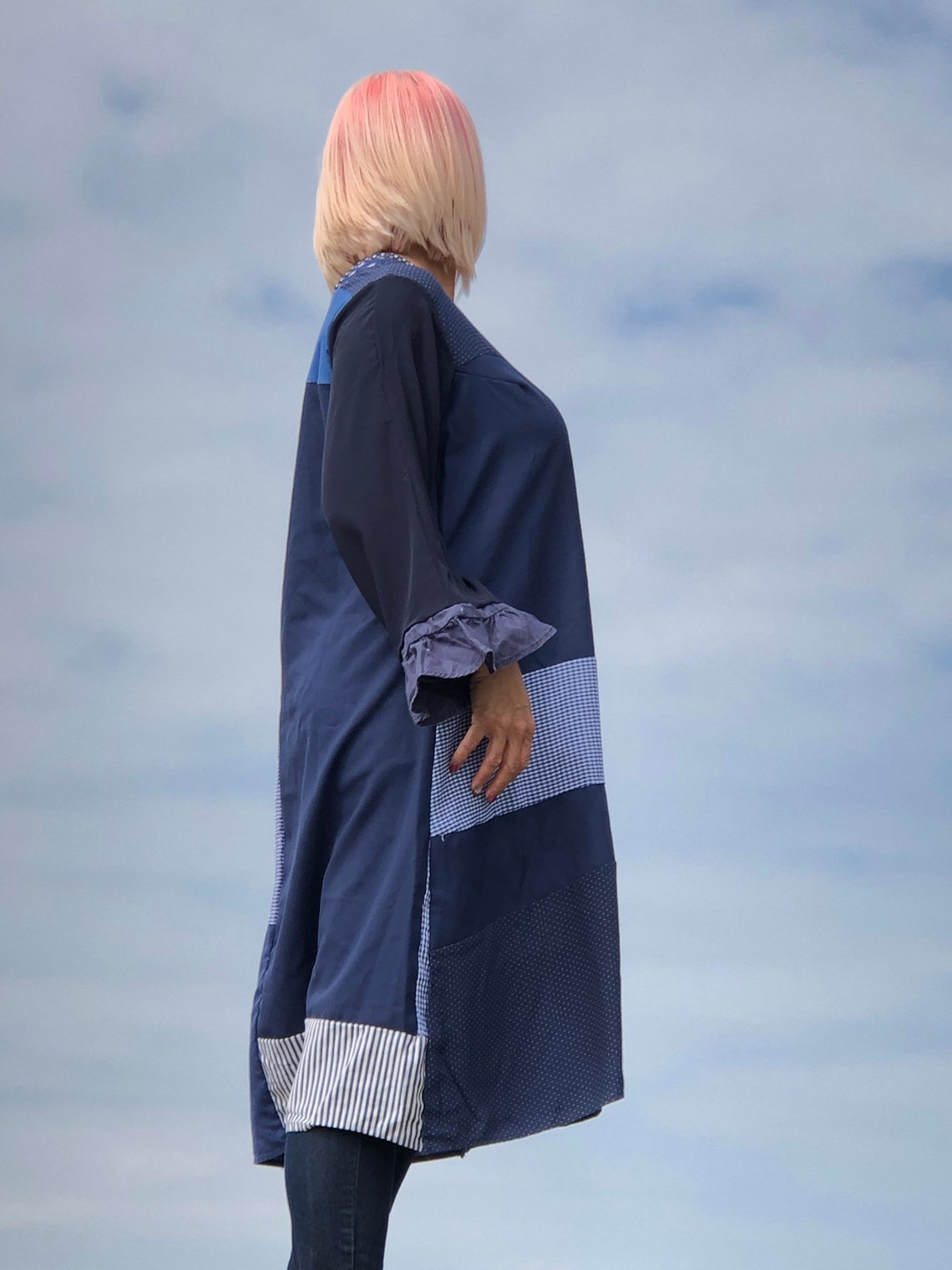 Many Patterns : Long Lagenlook Plus Size up Cycled Unique - Etsy