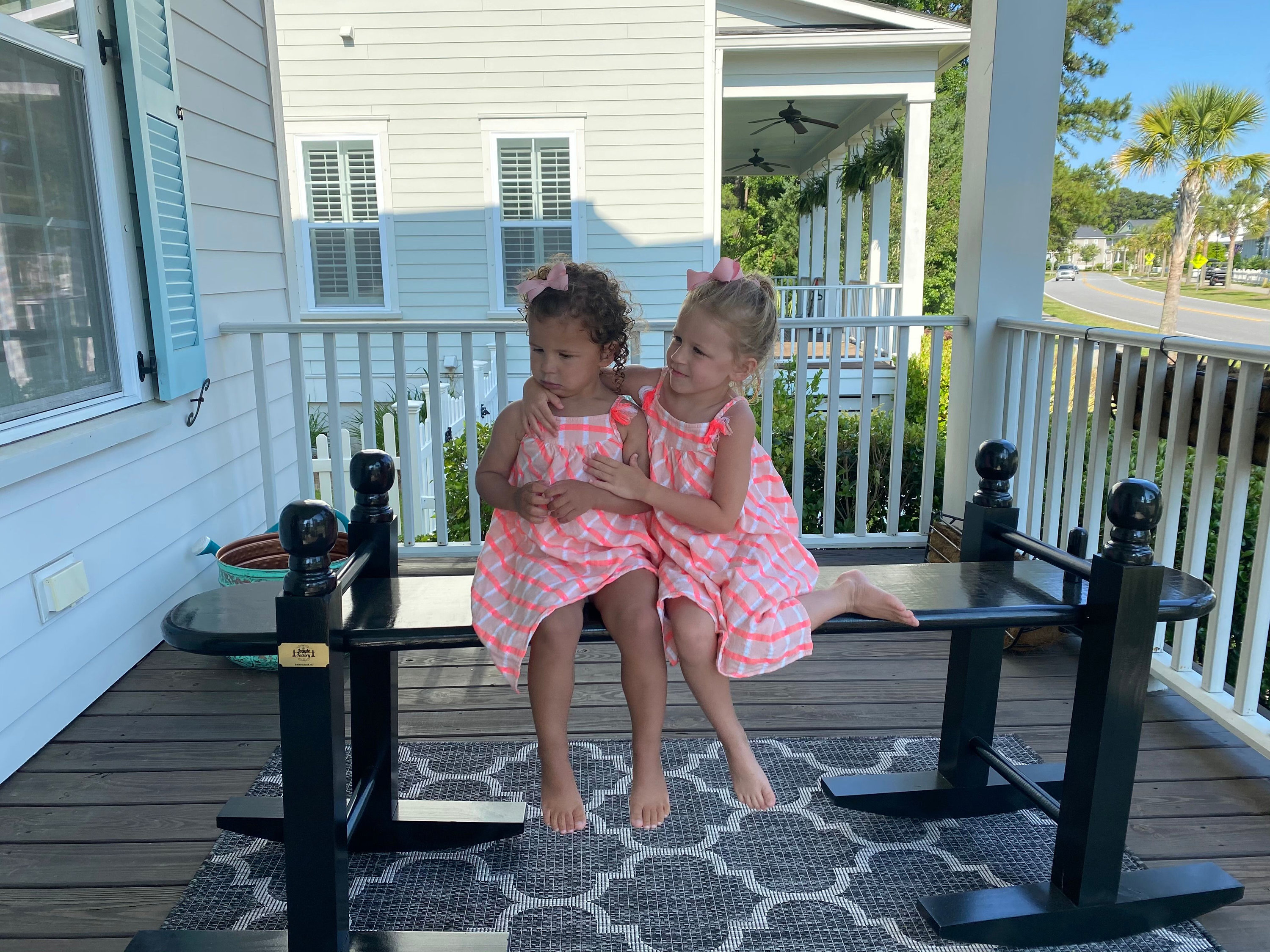 Unfinished 6' Traditional Joggling Board Historic Charleston, SC Bench ...