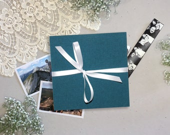 Linen Eco Square Leporello Accordion Photo Album for Instax / Polaroid ...