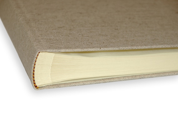 Photo Album Natural Linen Vintage Many Colors Possible - Etsy