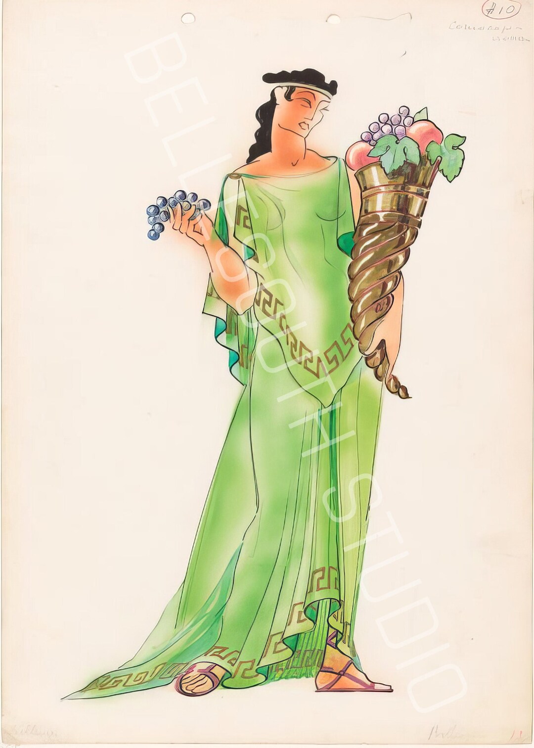 1940s NY Opera Costume Designs: Hand-drawn Ephemera (PDF), Charming ...