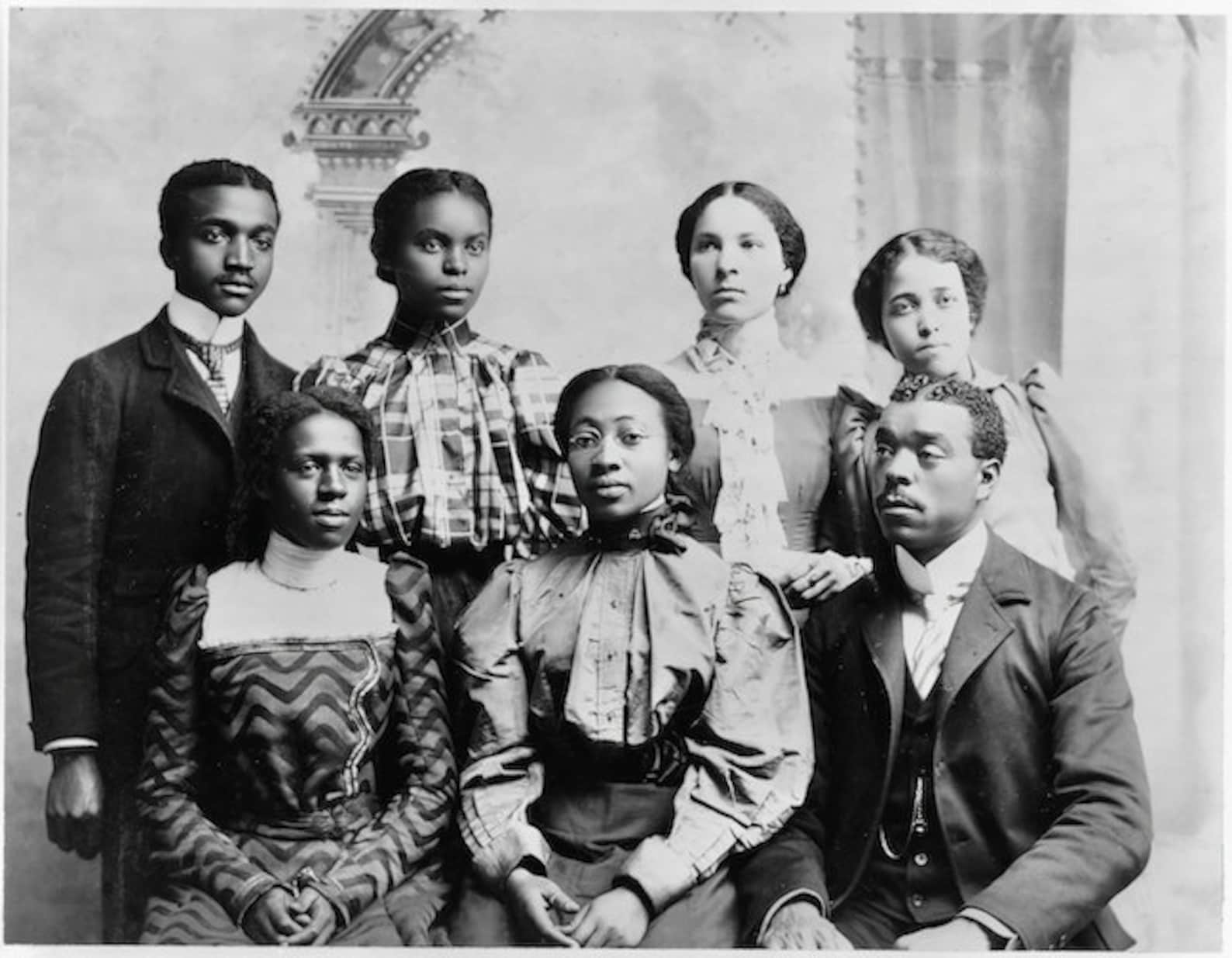 1800s African-american College Students Graduation Photo (digital ...