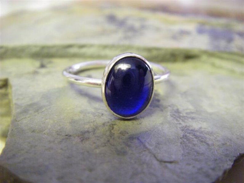Blue Stone Ring - Etsy