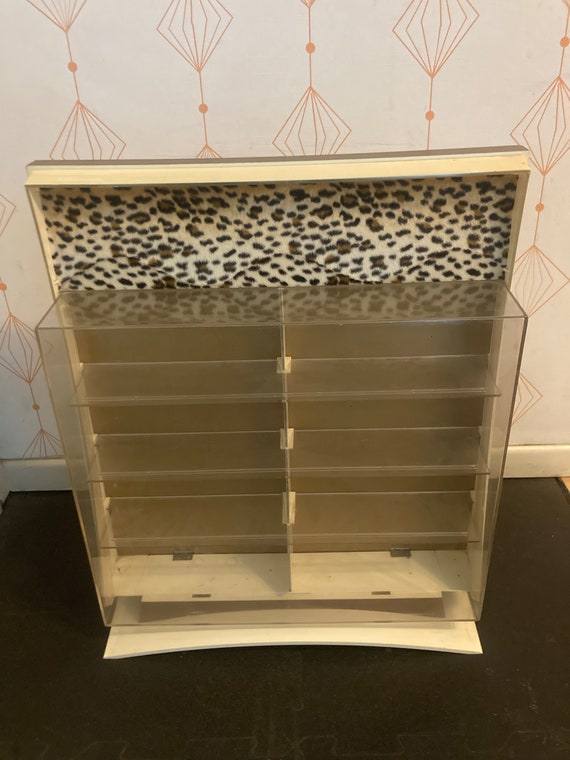 Vintage Display Cabinet for Collectibles Mid Century Cool Hot - Etsy