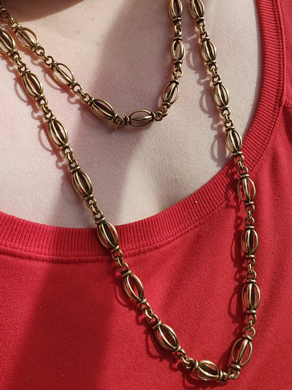 15th Century Renaissance Chain Necklace - Gem