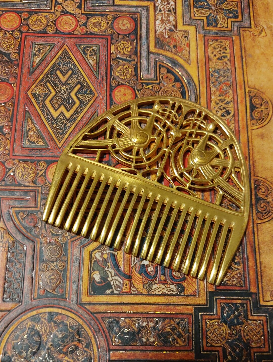 Medieval Irish Hair Comb Museum Replica - Etsy