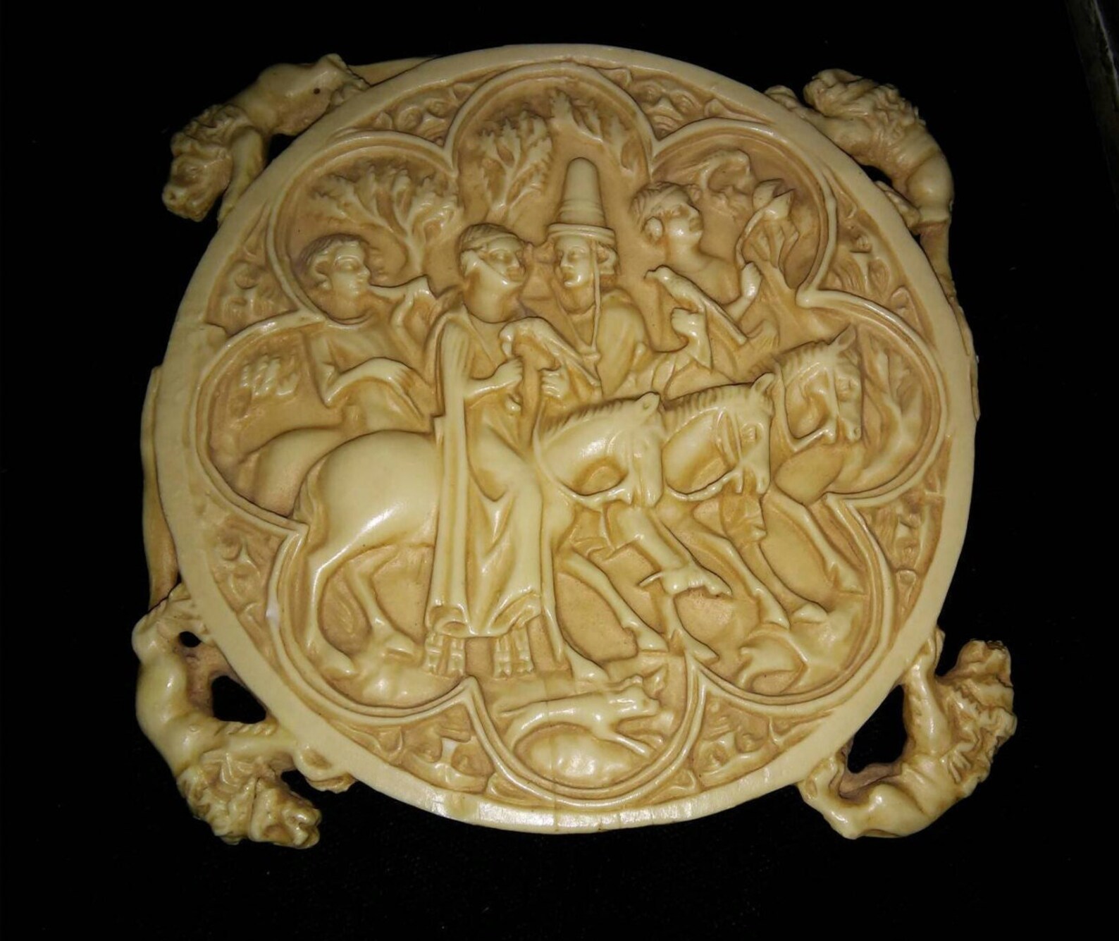 14th Century French Reproduction Mirror Case - Etsy