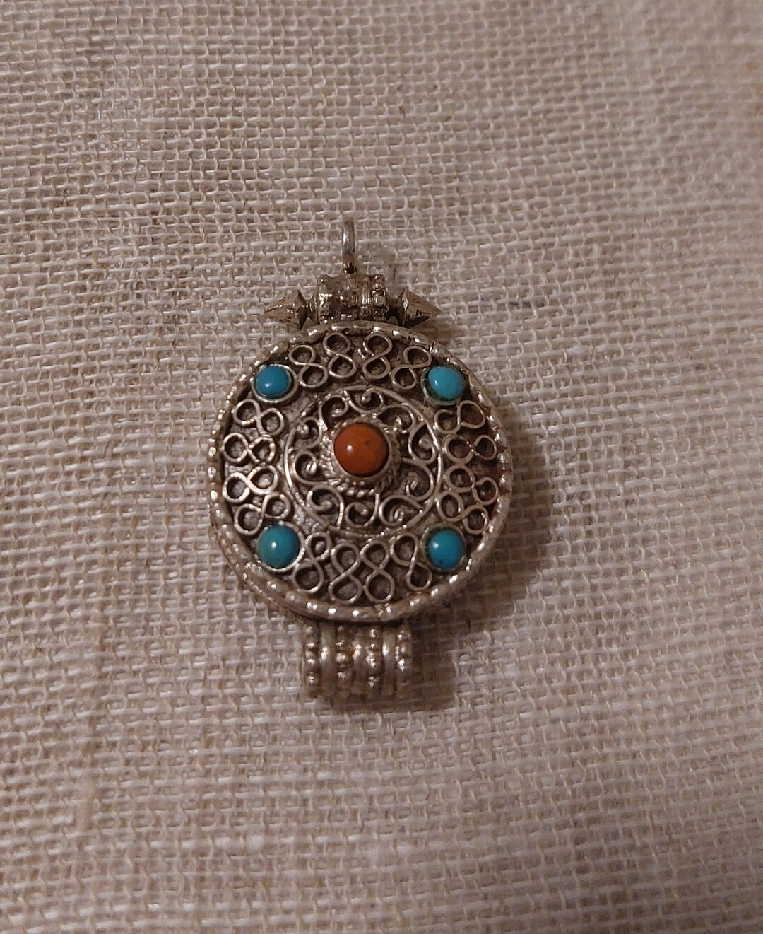 Roman Bulla Style Locket - Sterling - Etsy