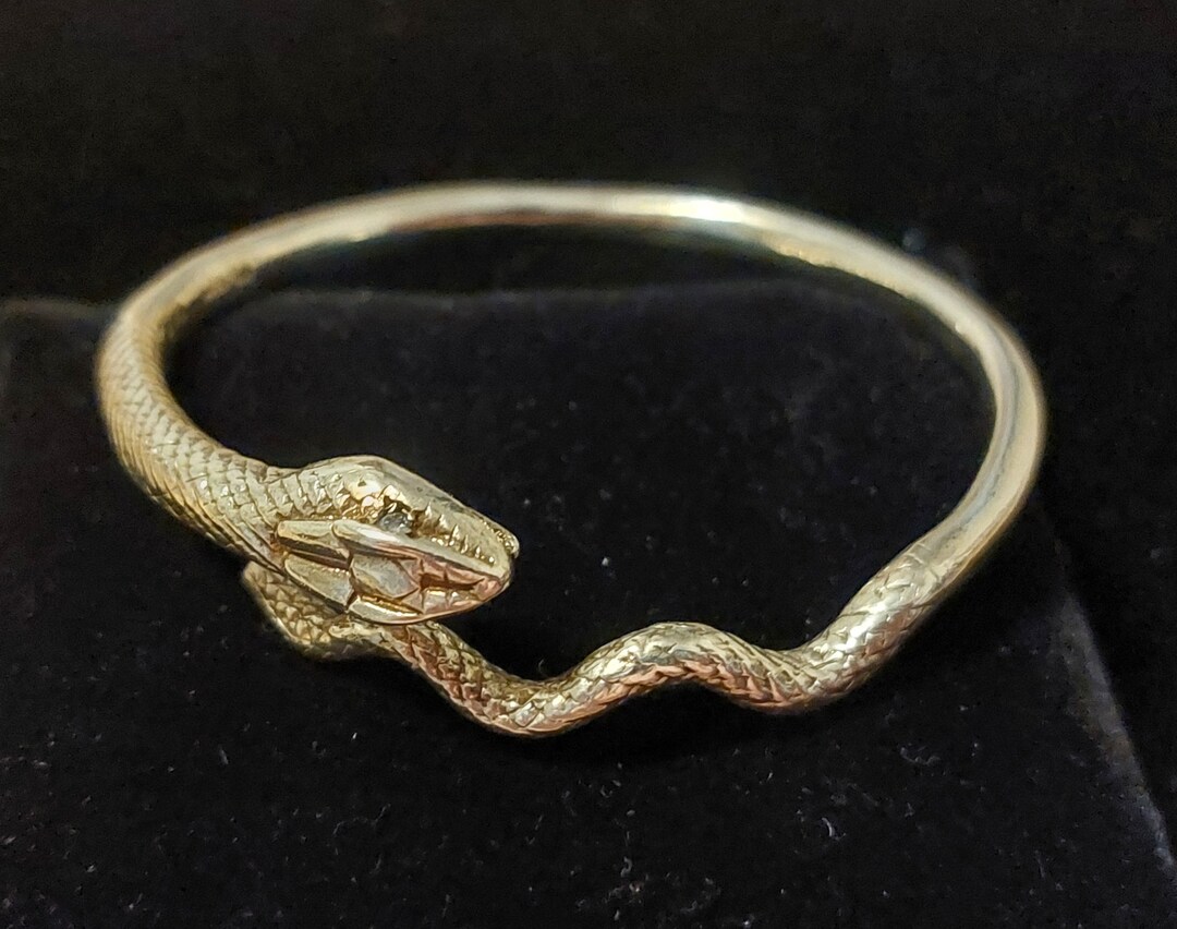 Roman Snake Bracelet Sterling Silver Metropolitan Museum - Etsy