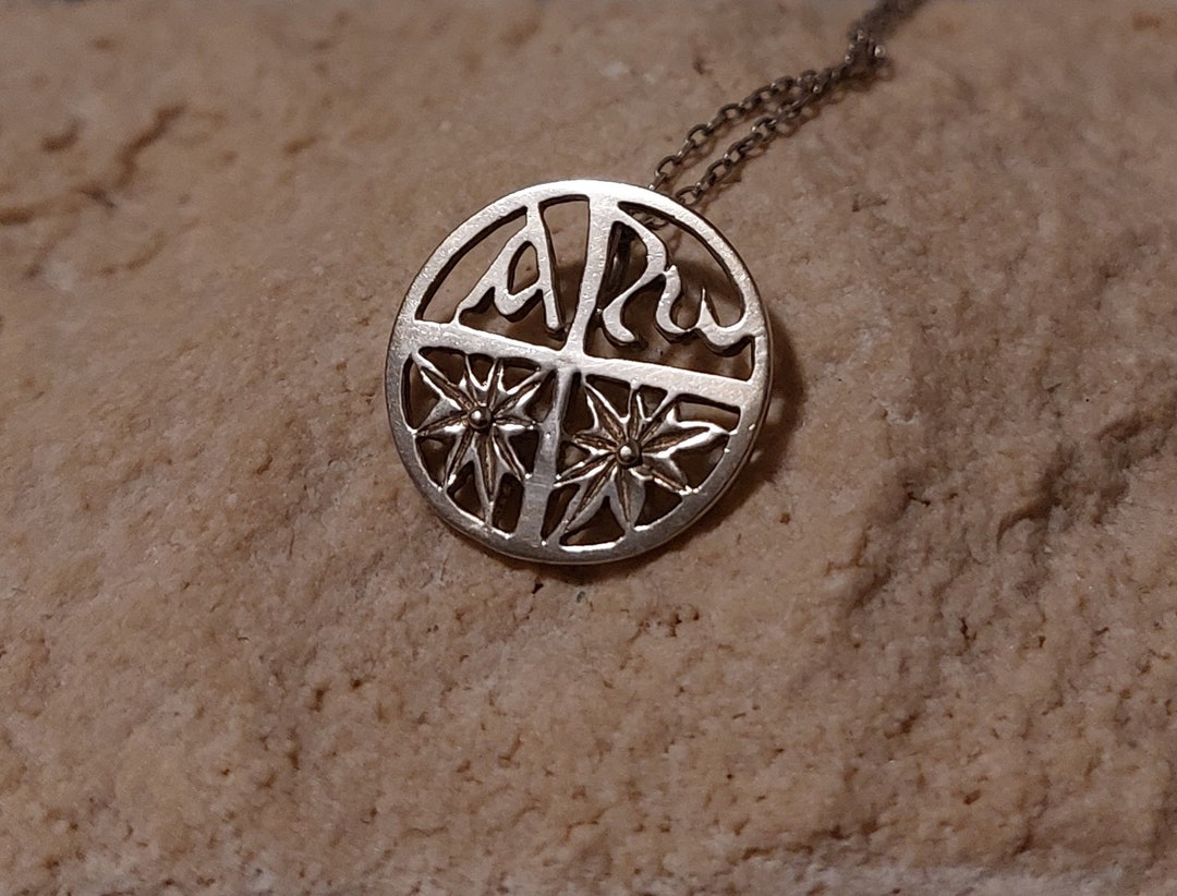 Byzantine Christogram - Sterling Silver Necklace - Museum Replica 5th ...