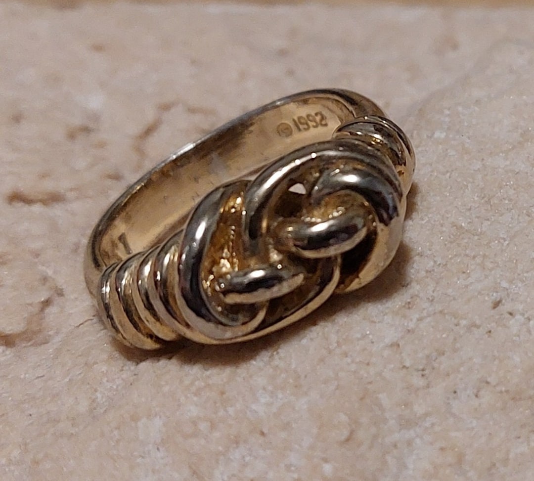 Roman Knot Ring - Museum Replica Size 7 - Vermeil - Etsy