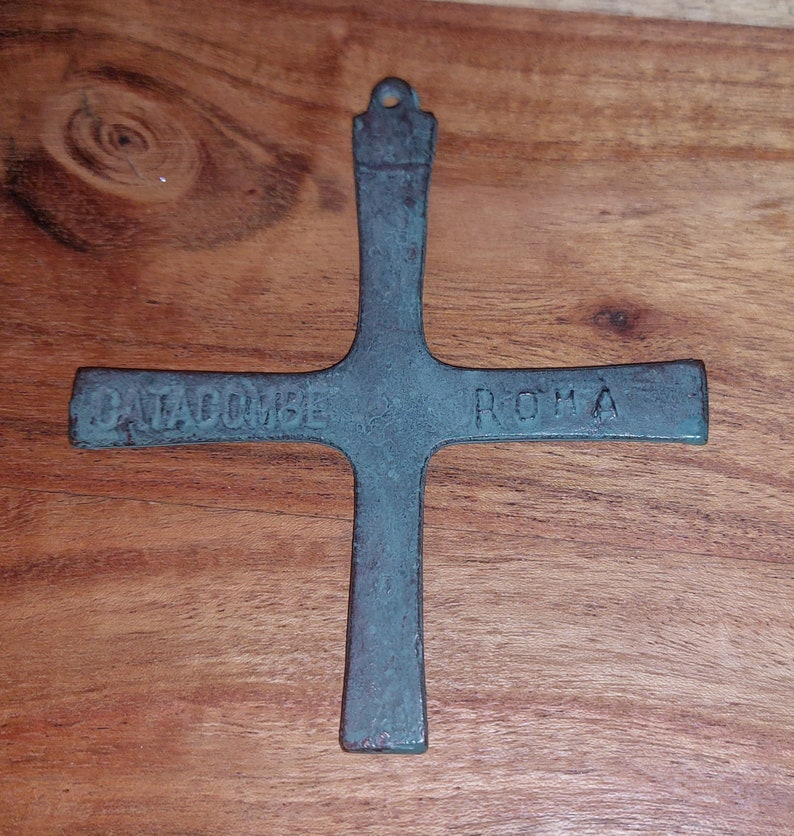 Roman Early Christian Era Bronze Replica Cross Roman Catacombs - Etsy