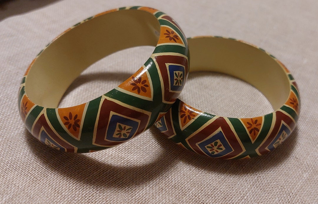 A Pair of Egyptian Bangle Bracelets - Museum Reproduction - Etsy