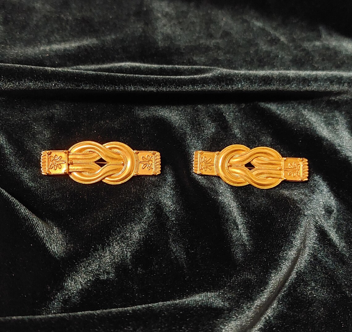 A Matched Pair of Greek Herakles Knot Brooches - 3rd Century BC ...