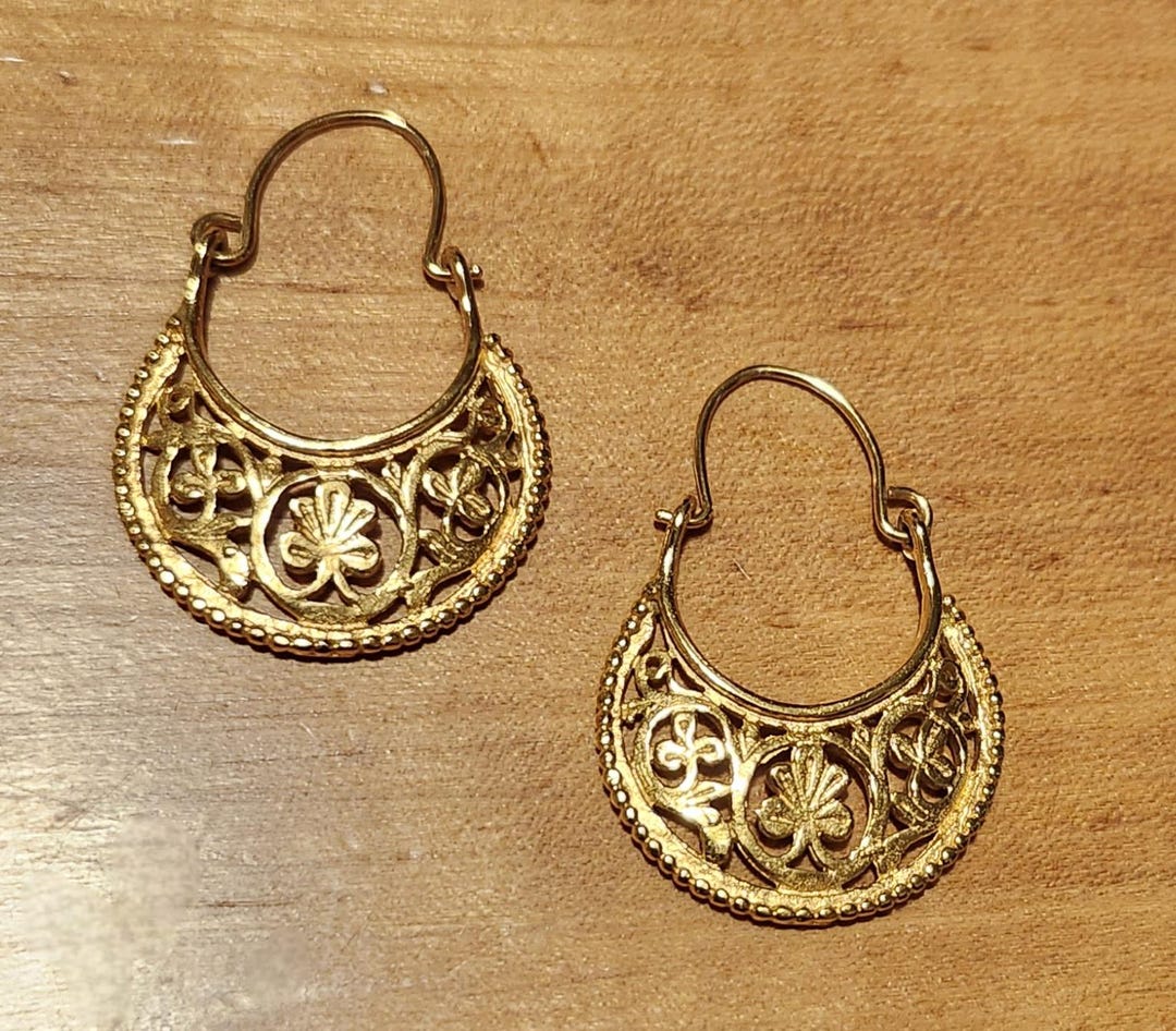 6th -7th Century Byzantine Reproduction Earrings Demonstrating Opus Interrasile - Etsy