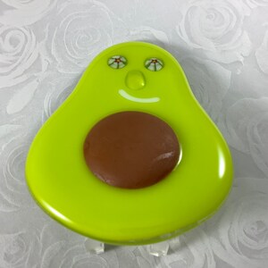 1 Avocado Fused Glass Plug in Fruit Night Light - Etsy