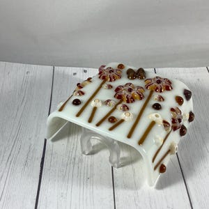 Murrini Brown Meadow Mayhem Glass Plug in Flowers Night Light With ...