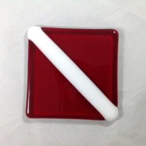 Diver Down Fused Glass Flag Decorative Night Light or - Etsy
