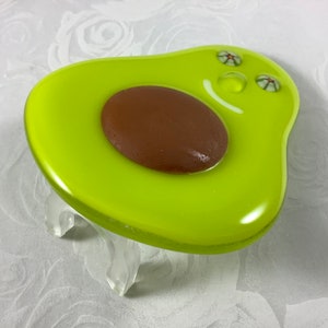 1 Avocado Fused Glass Plug in Fruit Night Light - Etsy