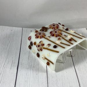 Murrini Brown Meadow Mayhem Glass Plug in Flowers Night Light With ...