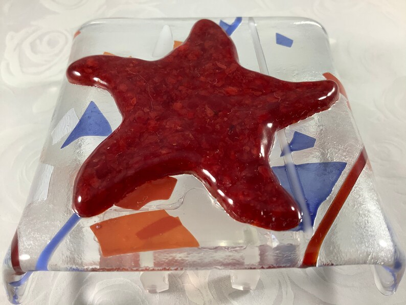 Starfish Fused Glass Plug in Beach Night Light Mini Outlet - Etsy