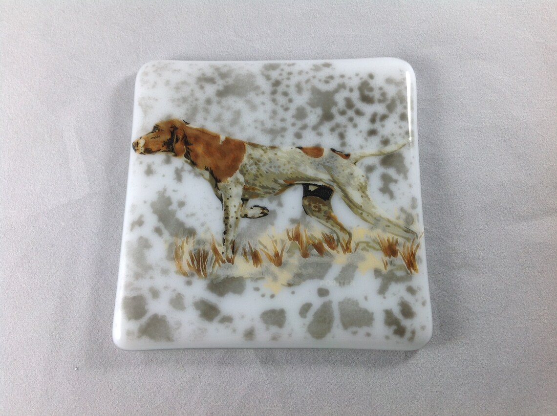 English Pointer Fused Glass Plug in Night Light or Changeable | Etsy