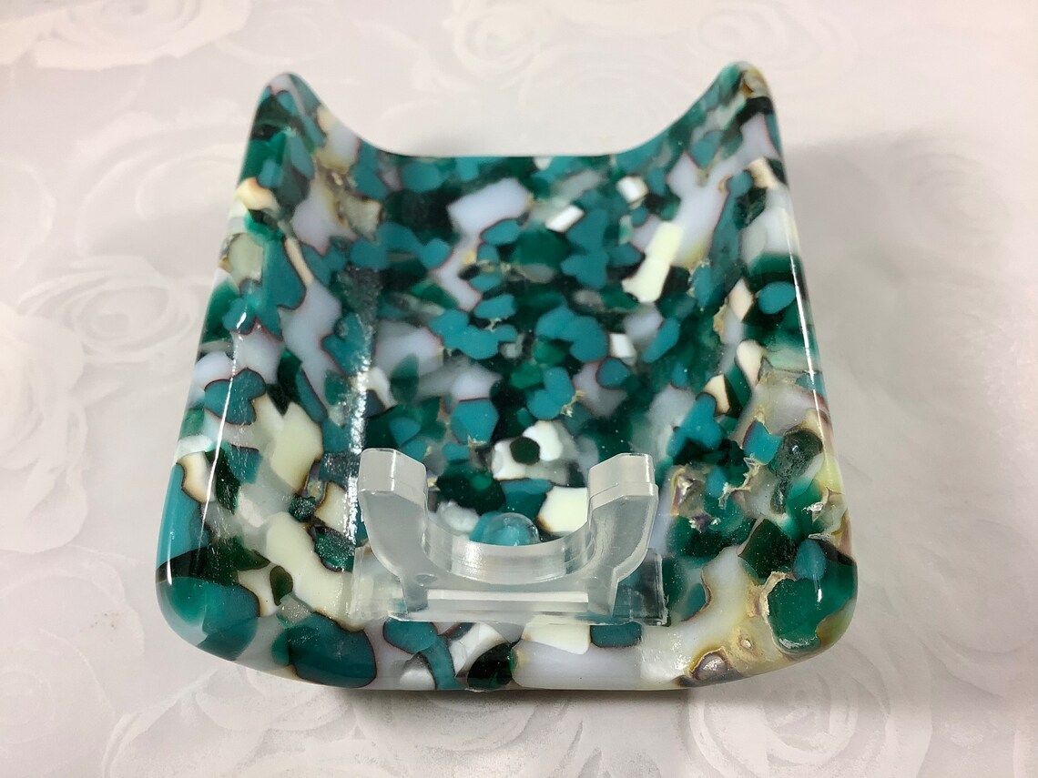 Reactive Frit Fused Glass Glass Plug in Night Light - Etsy