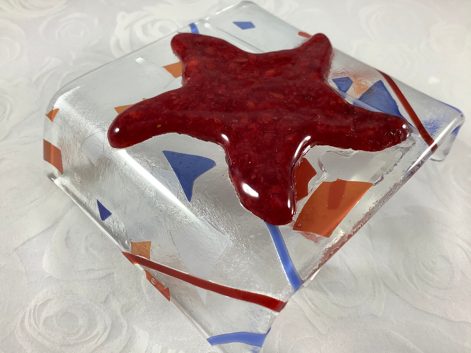 Starfish Fused Glass Plug in Beach Night Light Mini Outlet - Etsy