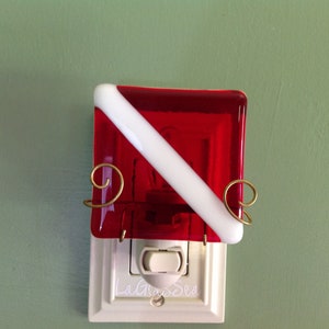 Diver Down Fused Glass Flag Decorative Night Light or - Etsy
