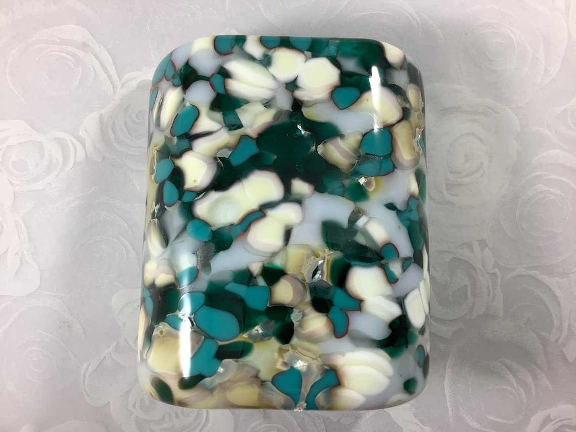 Reactive Frit Fused Glass Glass Plug in Night Light - Etsy