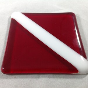 Diver Down Fused Glass Flag Decorative Night Light or - Etsy